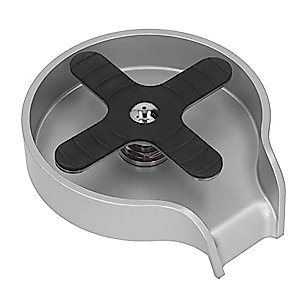 Glass Rinser, High Pressure Stainless Steel Sink Glass Washer Five Hole Nozzle All Round Spray for Kitchen (Silver)