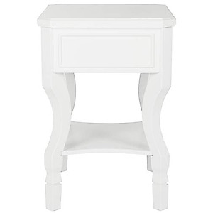 Safavieh Home Collection Alaia White 1-Drawer Nightstand