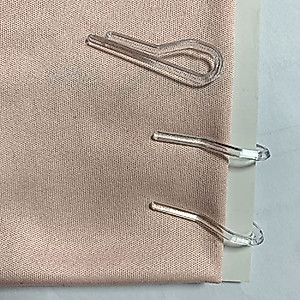 MEETOOT 300pcs Transparent Plastic Alligator Clip 35.5mm Shirt Fixing Packing Clip U Shape Plastic Clothespins for Ties Socks Pants Shirts