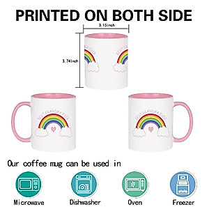 WENSSY Gifts for Grandma, Best Grandma Ever Mug, Best Grandma Ever Rainbow Mug, Best Grandma Ever Gifts, Birthday Mothers Day Gifts for Grandma from Grandchild Granddaughter Grandson 11 Ounce
