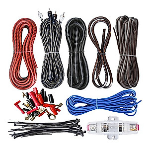 SoundBox Connected 8 Gauge Amp Kit Amplifier Install Wiring Complete 8 Ga Wire