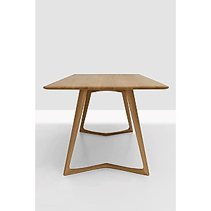 River 'Rectangle' Dining Table. All solid Hardwood. Highest quality on Amazon.