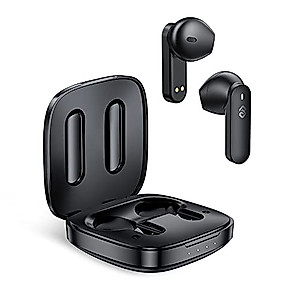 eppfun True Wireless Earbuds, Bluetooth 5.2 in-Ear Headphones, Touch Control Qualcomm AptX-Adaptive, 4-Mic Headset & CVC 8.0 Noise Cancellation, Game Mode Earphones with Earhooks for Sports