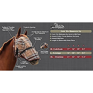Kensington Signature Fly Mask w/Removable Nose (L-Average, 2017 - Lavender Mint)