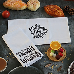 House Warming Gifts New Home,New Home Gifts for Home,House warming Gifts for Couples Women, HouseWarming Gift Kitchen Towels Engraved Board,Cooking Spoon,Coaster