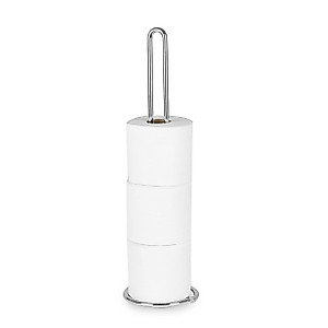 Spectrum Diversified Rounded Paper Roll Holder Chrome Toilet Tissue Reserve