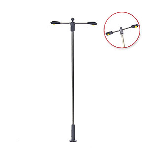LQS11W 10pcs Model Railway Train Lamp Post Street Bright White Lights N TT Scale LEDs New