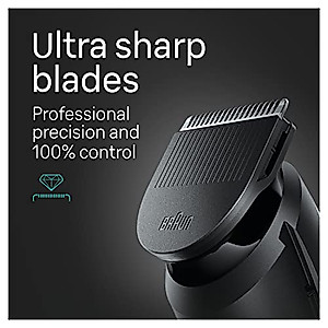 Braun All-in-One Style Kit Series 5 5480, 8-in-1 Trimmer for Men with Beard Trimmer, Body Trimmer for Manscaping, Hair Clippers & More, Ultra-Sharp Blade, 40 Length Settings, Waterproof