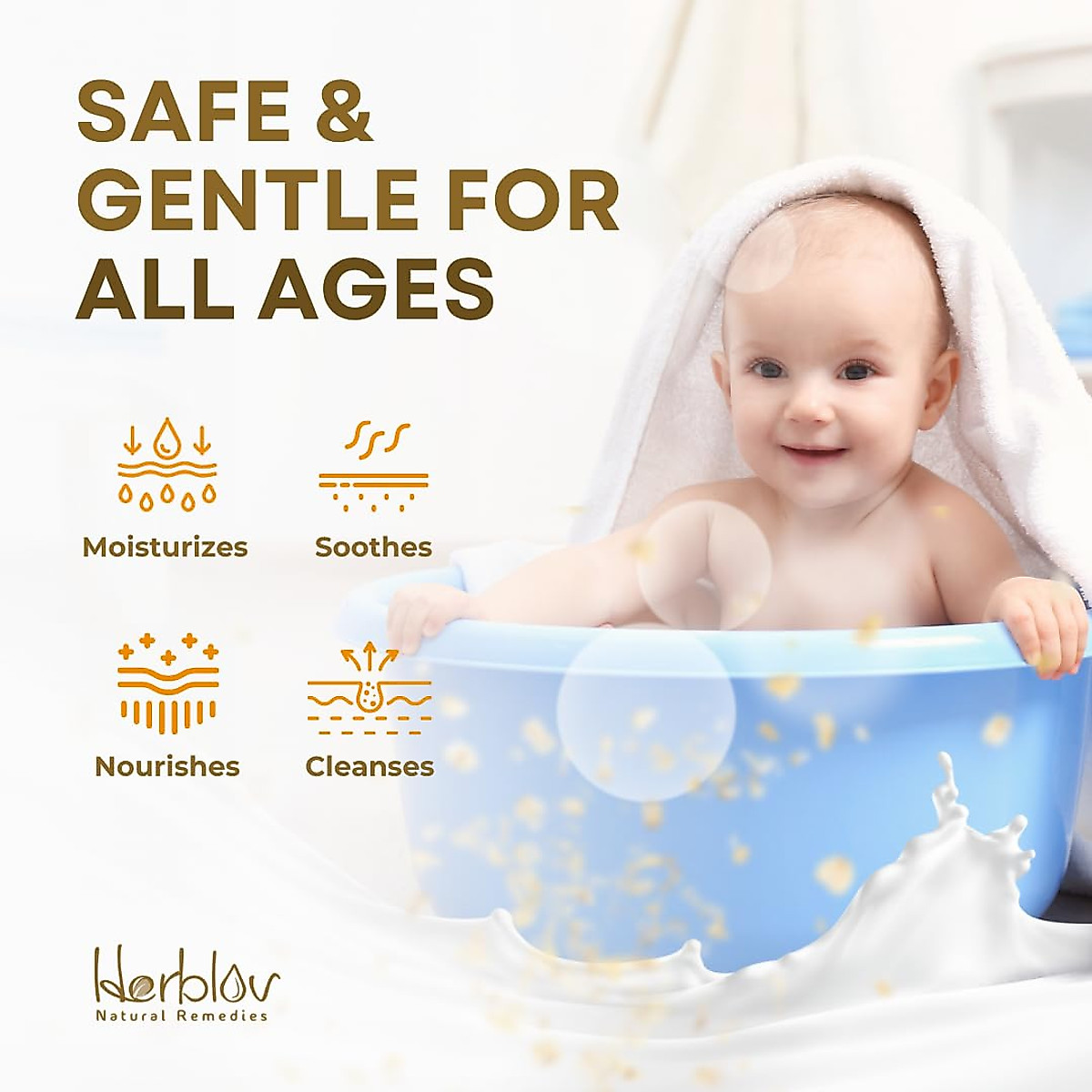 Oatmeal Honey Goat's Milk Soap Bar – Natural Bar Soap for Women, Men, Kids, Itchy Skin, Eczema, Psoriasis, Rash, Sunburn Skincare – Calming Colloidal Oatmeal Face Cleanser & Body Wash, Made in USA