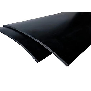 Rubber Sheet Anti Vibration Isolation Pads Acoustic Damping Film Shock Absorbing Foam Rubber Mat 12 x 6 x1/8 inch 70 Duro