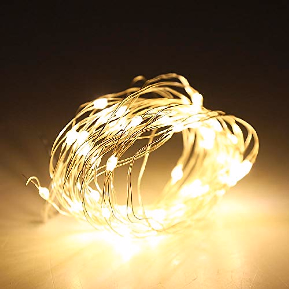 Vensans 50 LED Fairy String Light, LED String Light for Bedroom Lawn Landscape Garden Home Christmas Holiday Decor (Warm White)