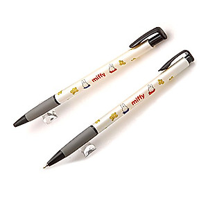 Dong-a Miffy Grip Oil Based Ink Ball Point Pen 0.38mm Excellent Writing (Black-pack of 24)