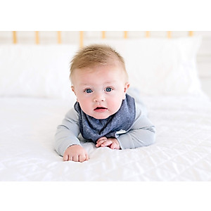 Copper Pearl Baby Bandana Drool Bibs for Drooling and Teething 4 Pack Gift Set “Lennon