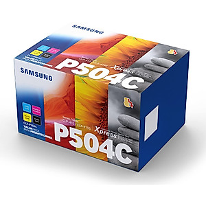 Samsung CLT-P504C - 4-Pack - Black, Yellow, Cyan, Magenta - Original - Toner Cartridge (SU400A) - for Samsung CLP-415, CLX-4195, MultiXpress SL-C1453, C1454, Xpress SL-C1404, C1810, C1860