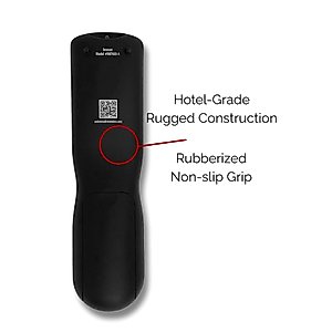 Inteset 4-in-1 Universal Backlit IR Learning Remote for use with Apple TV, Xbox Series X/S, Roku, Media Center/Kodi, Nvidia Shield, Most Streamers & Other A/V Devices