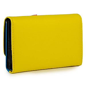 Buckle Down Disney Wallet, Foldover, Pixar Luxo Ball Bounding Yellow Red Blue, Vegan Leather, 6.5" x 4.5"