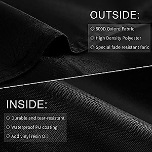 Jiesuo 17 inch Griddle Cover and Carry Bag for Blackstone 17 inch Griddle, Heavy Duty Waterproof Table Top Griddle Cover for Blackstone