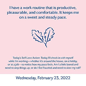 A Year of Self-Love Page-A-Day Calendar 2022: Daily Affirmations and Actions for Self-Compassion and Self Worth.