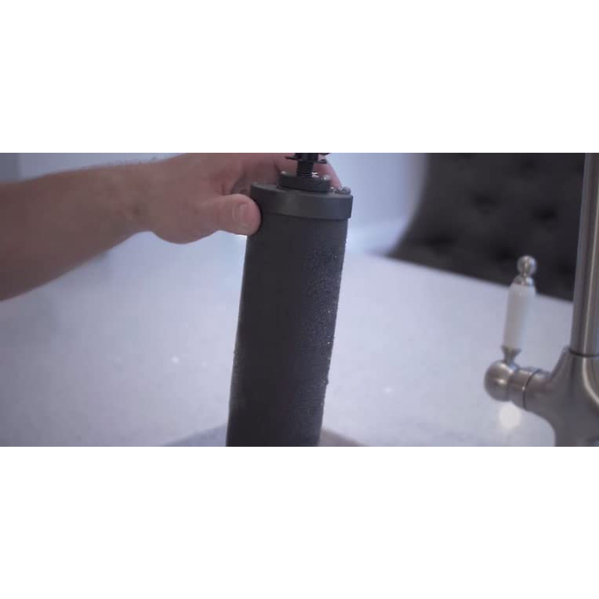 Nispira Premium Water Filter Black Element Cartridge Compatible with Berkey Countertop Water Purification System. Compared to Part BB9. 8 Filters