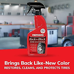 Mothers 09324 Back-to-Black Tire Cleaner, 24 fl. oz.