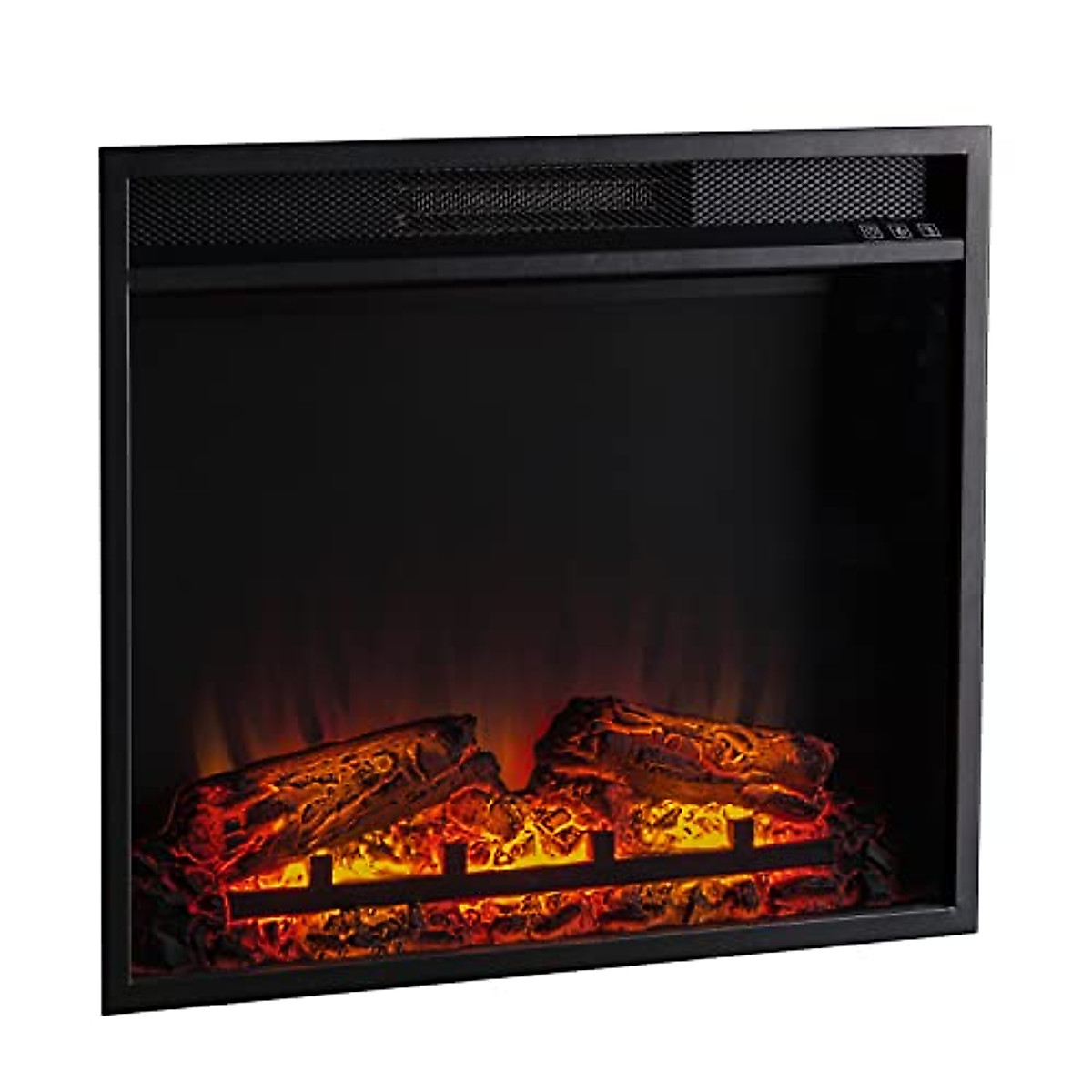 SEI FURNITURE 23” Base Electric Firebox w/Remote Control, Black