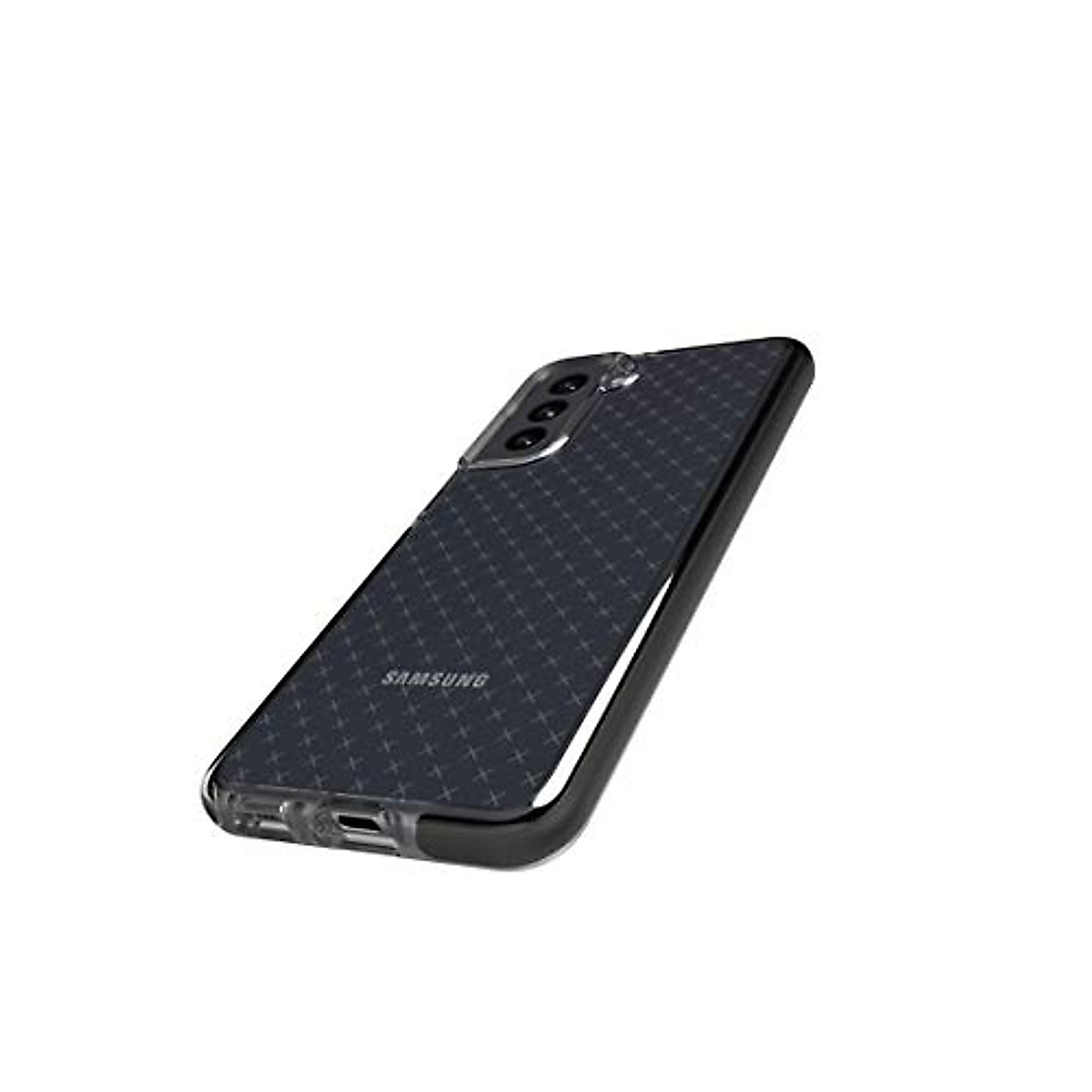 tech21 Evo Check Phone Case for Samsung S21 5G -12 ft. Drop Protection, Smokey/Black