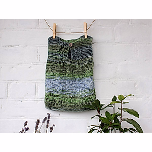 Baby Vest Hand Knit Cable Knitting Wool Baby Boy/Girl Unisex Clothing Green - 1-3 months