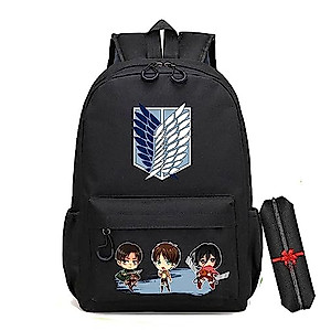 GLTHZ Black Backpack for Kids - Boys & Girls with Cartoon Characters