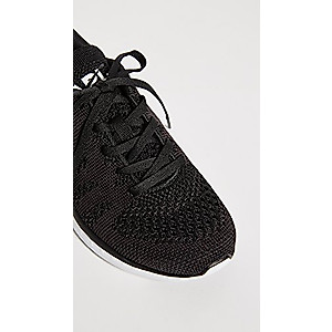APL: Athletic Propulsion Labs Women's Techloom Pro Sneakers, Black/White/Black, 7.5 Medium US