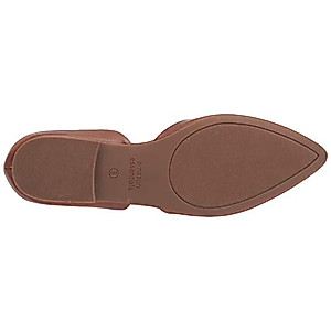 Amazon Essentials Women's D'Orsay Flat Ballet, Tan, 7.5