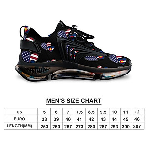 Interlocking Hearts American Colorado Flag Sport Shoes for Men Women Non Slip Lightweight Breathable Walking Running Shoes 8women/6men