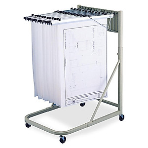 Safco Products 50016 Hanging Clamps for 18" x 24" Documents, Gray, 19.8"