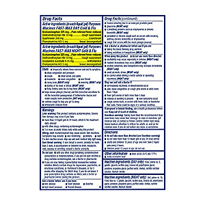 Mucinex Fast-Max Maximum Strength Cold & Flu Day and Night Medicine, All-in-One Multi-Symptom Relief Liquid Gels – 24 count (16 Day time + 8 Night time) (Packaging May Vary)