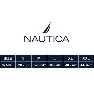 Nautica Men's Base Layer 2 Pair Waffle Thermal Underwear 2-Pack Thermal Pant Set (Black, X-Large)