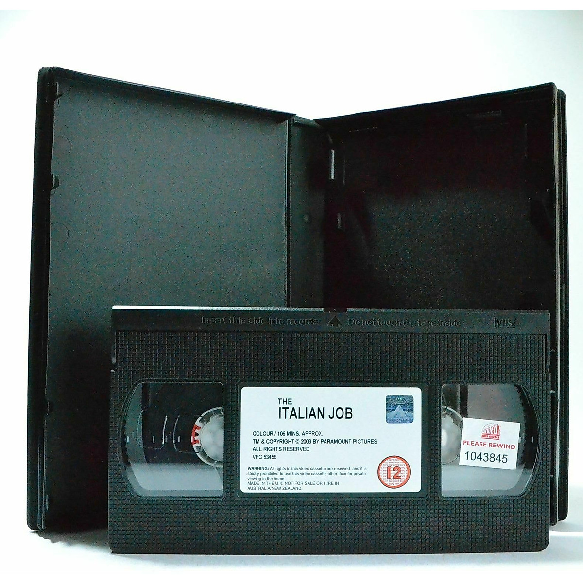 The Italian Job: Action (2003) - Large Box - Charlize Theron/Edward Norton - VHS