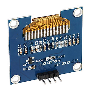 Omabeta 1pc 1.3 inch OLED Display Module 128X64 OLED LCD Display Screen with SSD1306 Driver for Raspberry Pi and Microcontroller