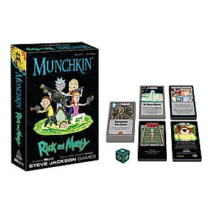 MUNCHKIN: Rick And Morty Card Game | Rick and Morty Adult Swim Munchkin Board Game | Officially Licensed Rick and Morty Merchandise | Munchkin Game from Steve Jackson Games