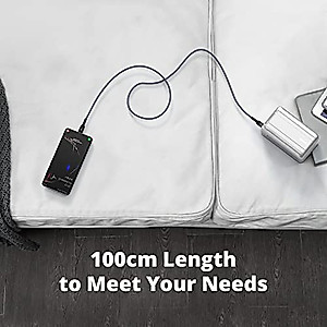 Zendure USB C to USB C Cable 100W PD Fast Charge Ultra Strong Durable Data Transfer Type C Charging Cable for Galaxy S20, iPad Mini 6, iPad Air 4, MacBook Pro 2021, Switch, Pixel, LG, 100cm, Black