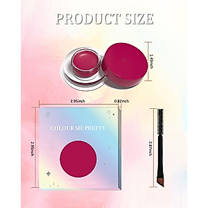 LYSdefeu Waterproof Orange Matte Gel Eyeliner & Eyebrow Pen, 12 Color Options, Creamy Texture, Long Lasting, Safe Ingredients