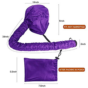 Bonnet Hair Dryer Hood Hair Dryer Bonnet Attachment Cap for DIY Hair Deep Conditioning Treatment Hair Care