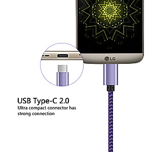 4Pack 6FT Fast USB Type C Cable for Google Pixel 9, 9 Pro XL Fold, iPhone 15, Pro, Samsung Galaxy A55 A35 A15 A54 5G, S24 S23 S23+ Plus Ultra S22 S21 S20 FE S10, A14 A03s, Phone Charger Charging Cord