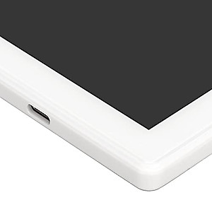 4G LTE Phone Tablet, HD 10.1 Inch Tablet Type C Charge 512GB US Plug Expandable 100‑240V 2.4G 5G WiFi 8GB RAM 128GB ROM for Learning for Office (White)