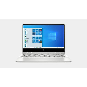 HP ENVY x360 15.6'' FHD IPS WLED-backlit Touch Convertible 2-in-1 Laptop, Intel Quad-Core i5-10210U, 8GB DDR4, 256GB PCIe SSD, Backlit KB, WiFi, BT, Fingerprint Reader, Windows 10 + 64GB Micro SD Card