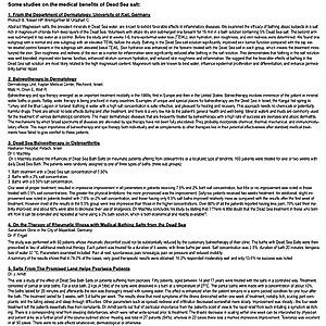 Pure Dead Sea Salt, 5Lb-Fine Bath Salts for Soaking, Highest Mineral Content, Acne Eczema Psoriasis Treatment, 21 Essential Minerals, Fragrance-Free