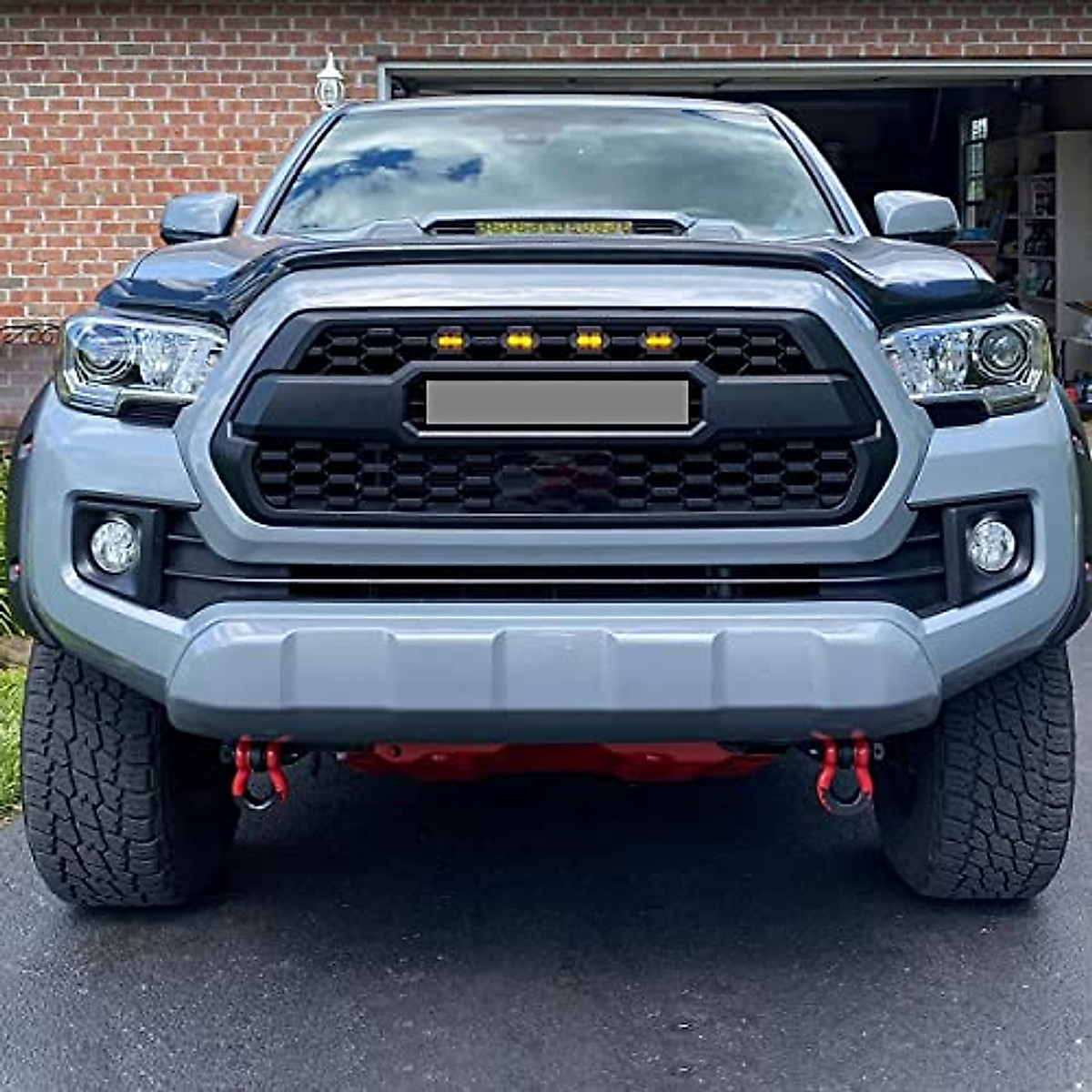 Fivepine Front Demon Tow Hook Bracket with 3/4 inch Shackles Fit for Toyota Tacoma 2009-2021 Demon Shackle Mount