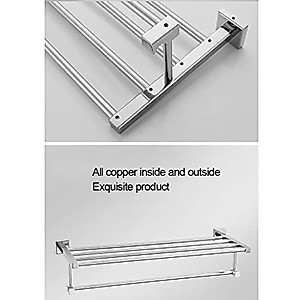 Towel Racks,Towel Rails, Towel Rack Bathroom Accessory Set, Full Corner Basket Rack/Tissue Basket/Bath Towel Rack B60Cm/a