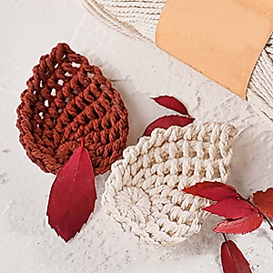 Blue Crochet Bag Hat Yarn Round Rope Yarns Cotton Twine Polyester Yarn DIY Knitting Cup Mat,Basket,Home Decor Projects 100g