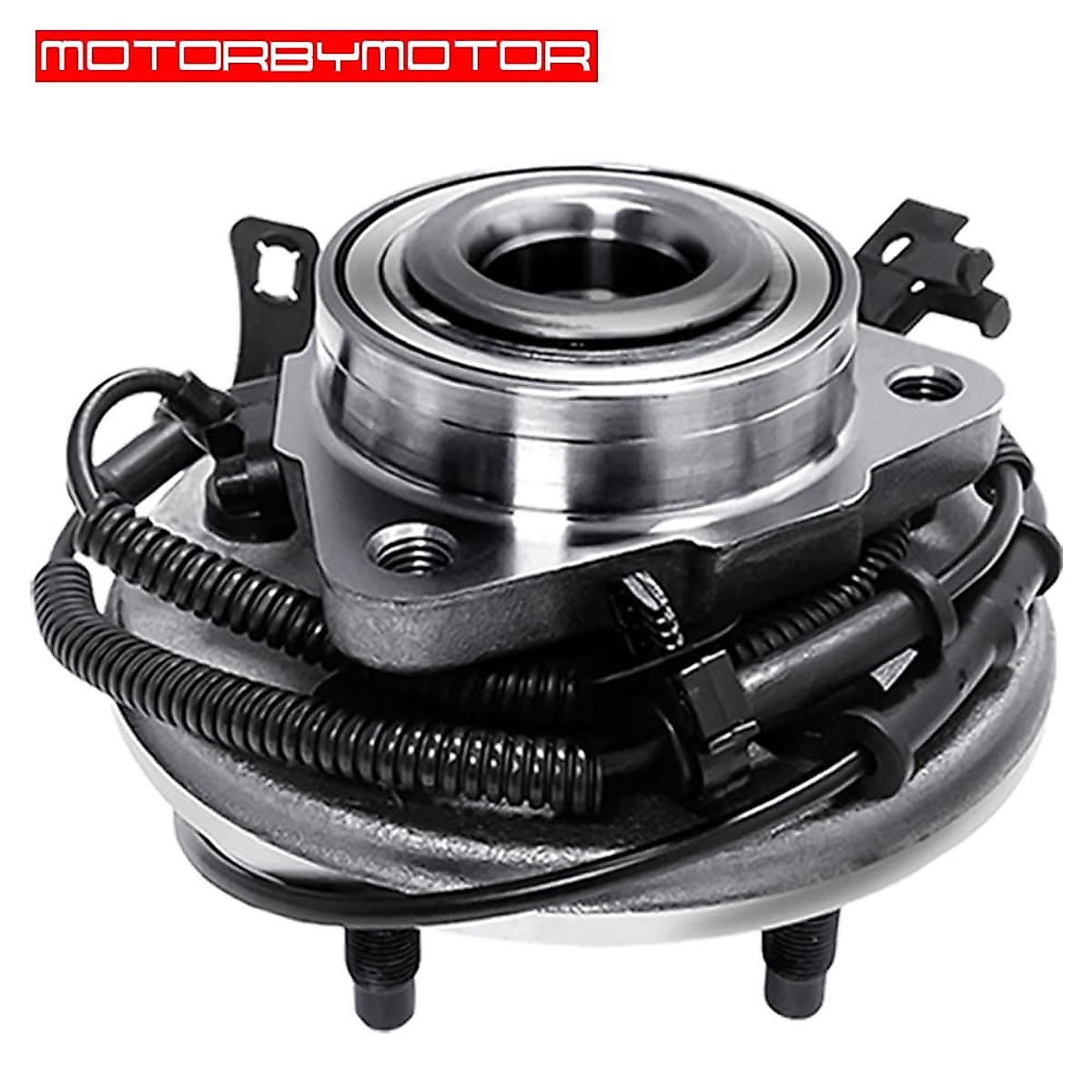 MotorbyMotor 515078 Front Wheel Bearing and Hub Assbmely with 5 Lugs w/ABS Fits for 06-10 Ford Explorer, 07-10 Ford Explorer Sport Trac, 06-10 Mercury Mountaineer Hub Bearing (All Models)