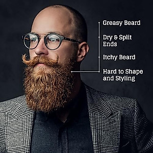 Rugged Roots Beard Balm for Smoothing & Defining Beard Hair | Long-Lasting Hold | Available in 8 Scents | 2 oz (Tobacco Vanilla)