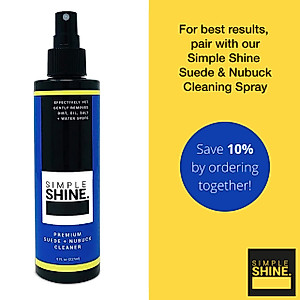 Simple Shine. Suede Shoe Cleaner - Premium Suede Brush Nubuck Cleaner Crepe Brush and Suede Eraser Set | Suede Brush for uggs | Complete Shoe Cleaning Bristle Brushes Kit for Nap Care
